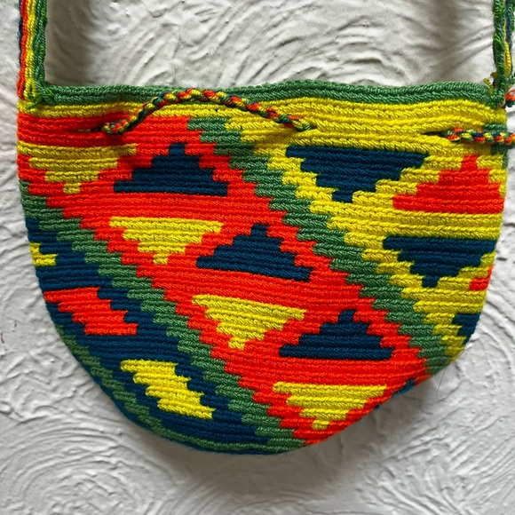 Unbranded | Bags | Colombian Handmade Multi Color Bucket Hobo Crossbody ...